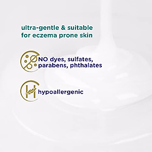 Baby Dove Sensitive Skin Care Baby Wash For Bath Time, Moisture Fragrance Free and Hypoallergenic, Washes Away Bacteria 20 oz