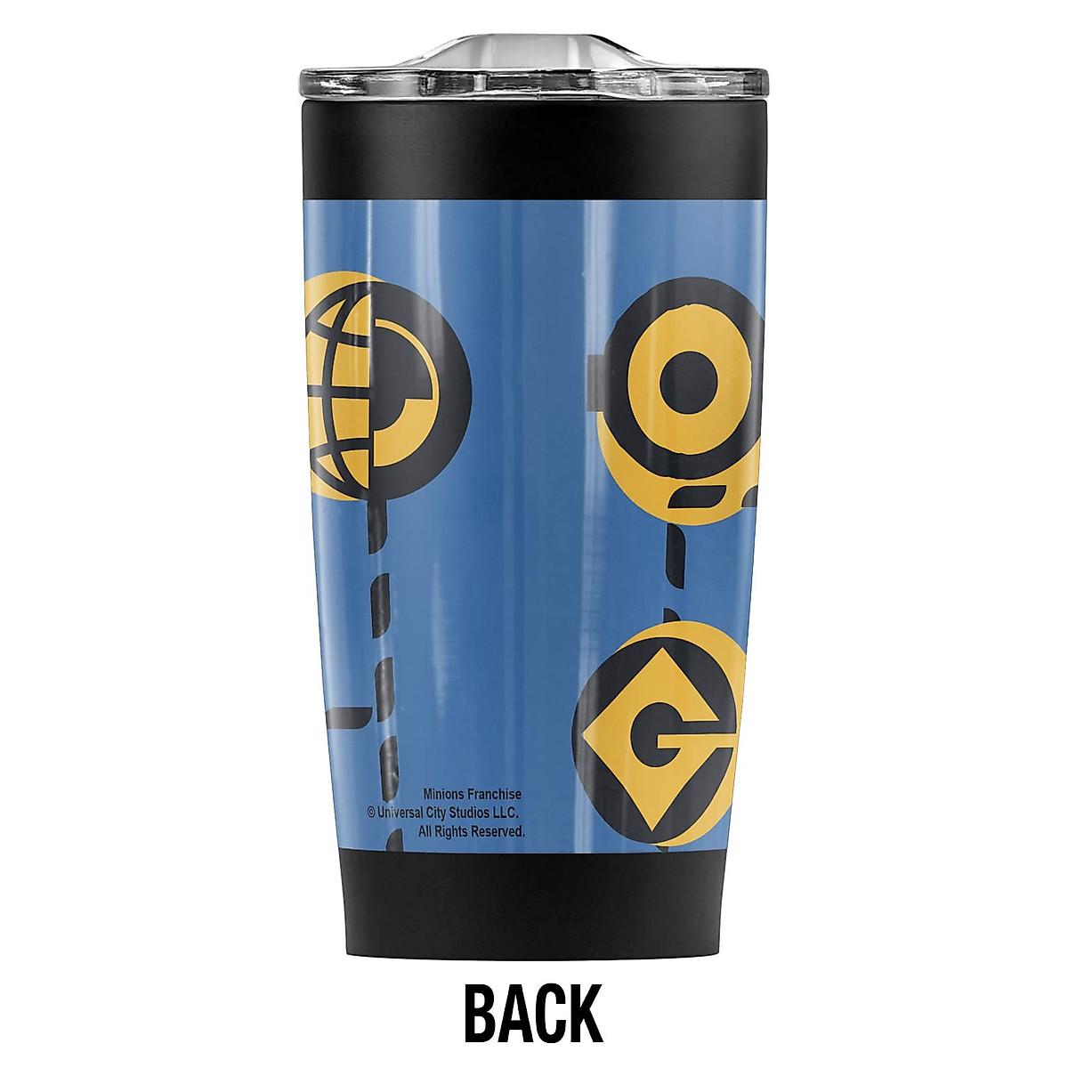 Logovision Minions OFFICIAL Kevin Blue Stainless Steel 20 oz Travel Tumbler, Vacuum Insulated & Double Wall with Leakproof Sliding Lid