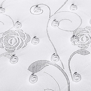 Sleeplace Hybrid Spring Mattress, King, White