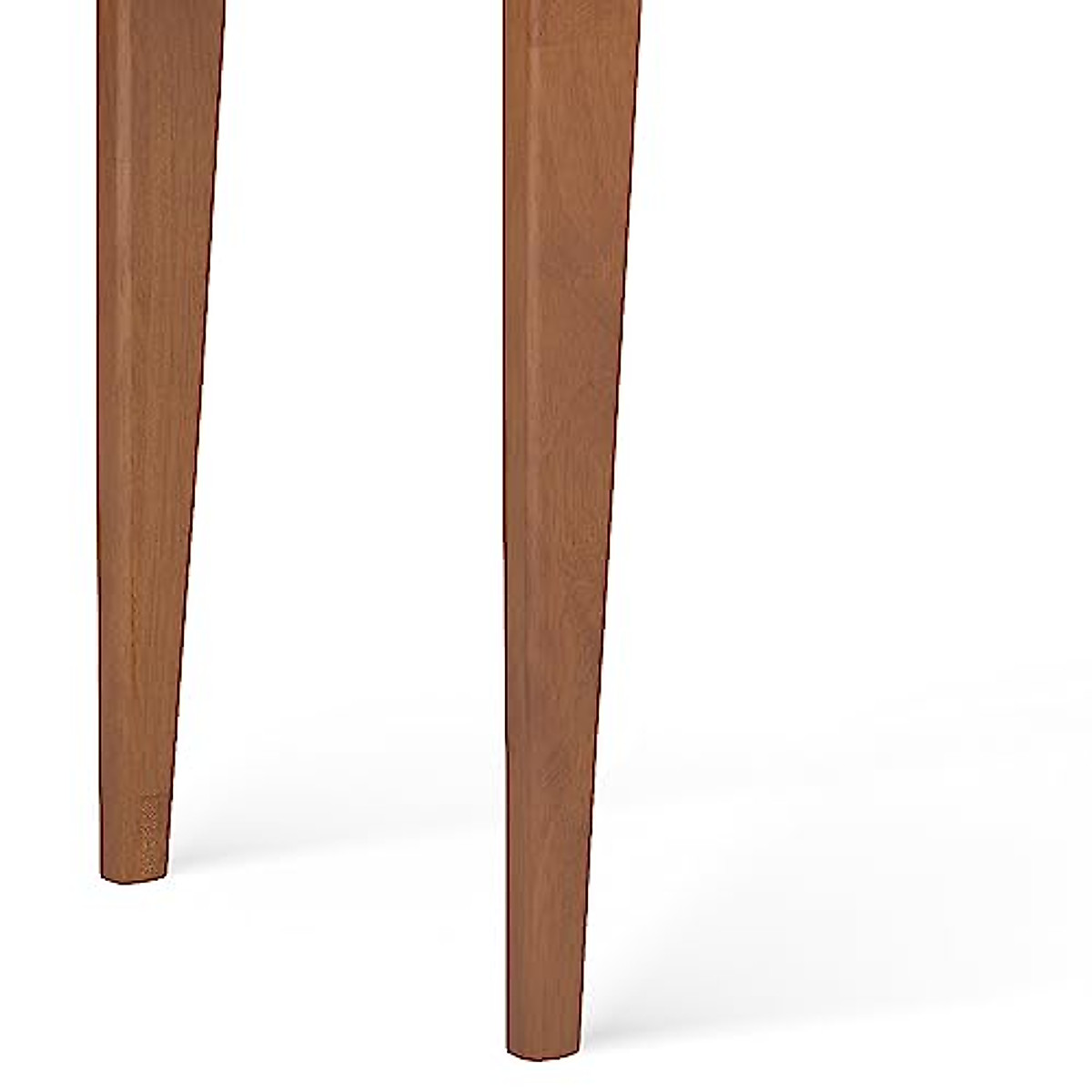 SIMPLIHOME Harper Solid Hardwood 54 Inch Wide Mid Century Modern Console Sofa Table in Teak Brown, for The Living Room Entryway and Bedroom