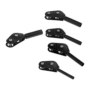 SM SunniMix 5pcs/set Stainless Steel Fishing Rod Roller Guide Fishing