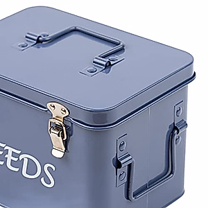 GLOCHYRA Seed Packet Storage Box Garden Seed Storage Organizer - Seed Container Comes with 100 Plant Labels, 10 Seed envelopes, Marker Pen