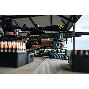 Caldwell Fire Control Full Length Rest Adjustable Ambidextrous Rifle Shooting Rest for Range, Outdoors, Sight In, Shooting Stability