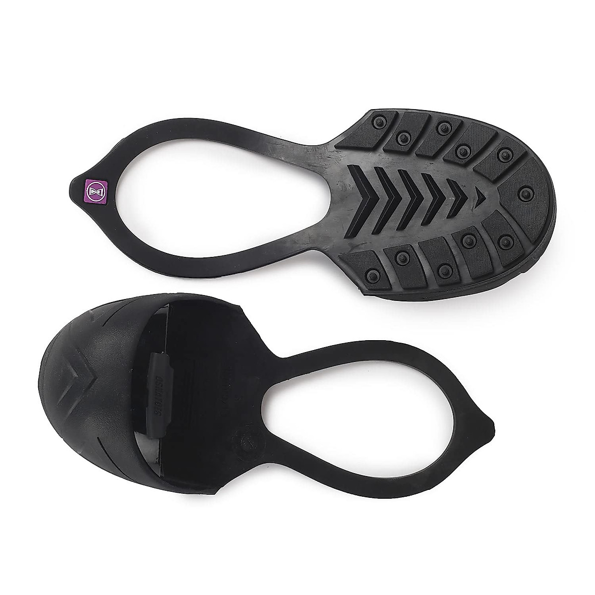 Oshatoes OSH1162-12, Natural Rubber Safety Overshoe with Steel Toe Cap, Black, Size Large (Men's Size 11-14 Women's Size 13-16)