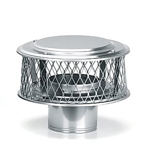 Chimney 13884 HomeSaver Guardian 8 in. California Mesh 304-Alloy Stainless Steel Chimney Cap