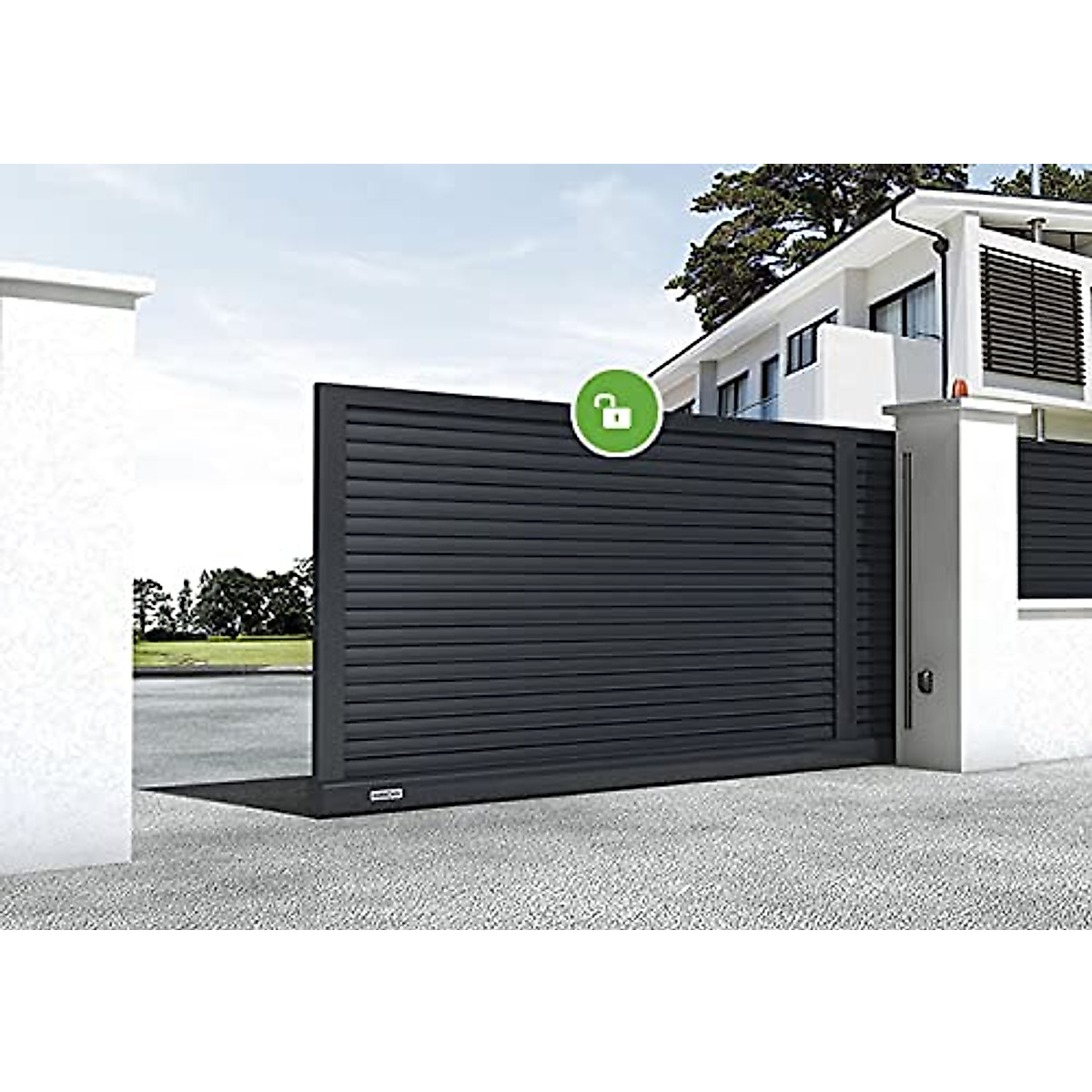 ismartgate Mini Smart Garage Door Opener Remote, APP Control, Compatible with Amazon Alexa, Google Assistant, IFTTT, Compatible with All Garage Openers. Wired Sensor Included.