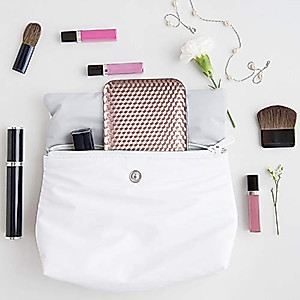 Nail Grooming Kit 12 Pieces - Nail Care Kit For Women Stainless Steel, Professional Hand, Foot & Nail Tools with Luxurious Travel Case. Compact 6x3" (Rose Gold)