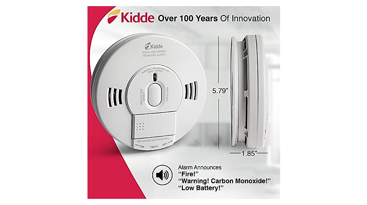 Kidde Photoelectric Smoke & CO Detector | Model KN-COPE-IC
