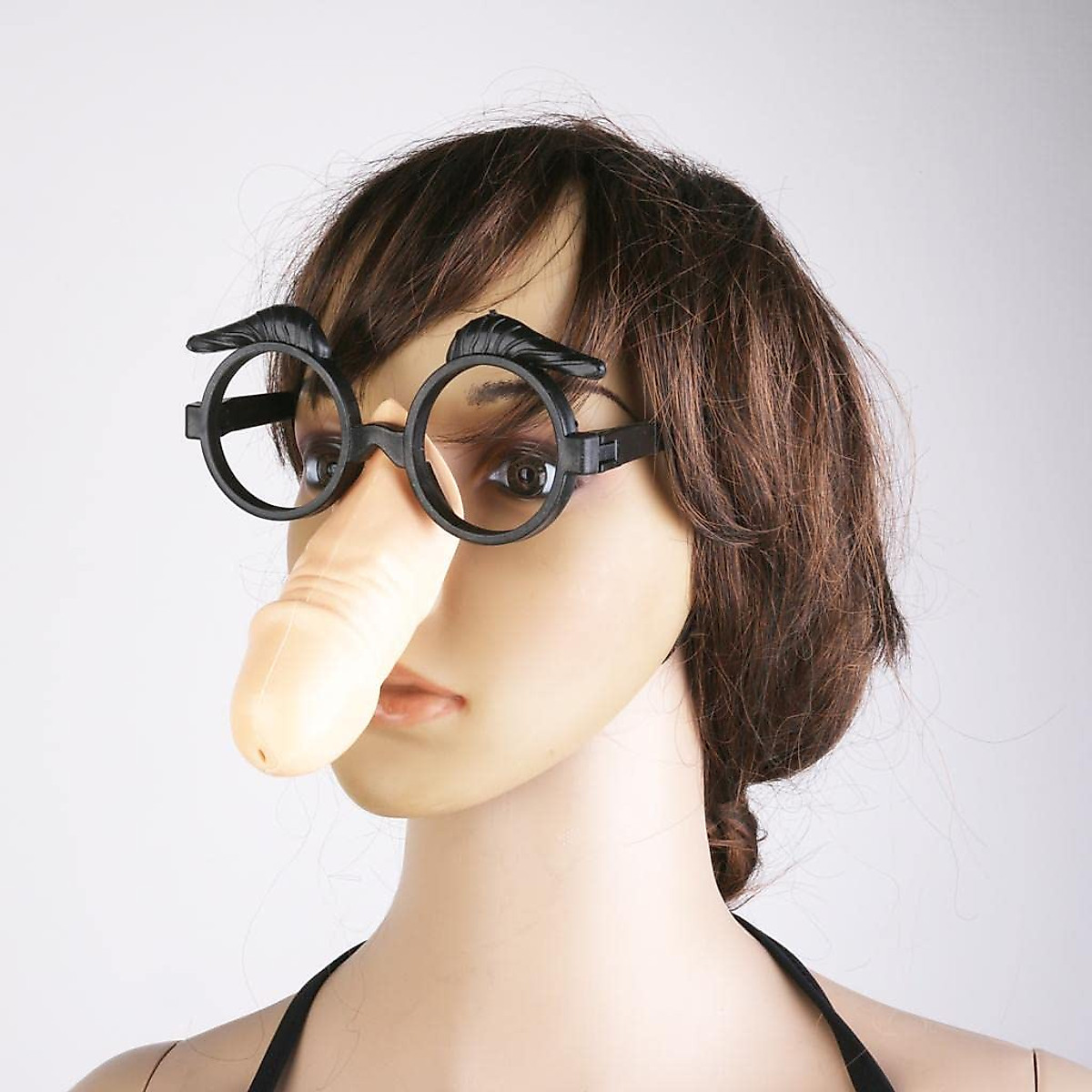 Colcolo 6X Toys Male Penis Nose with Eye Glasses Hen Party Supply