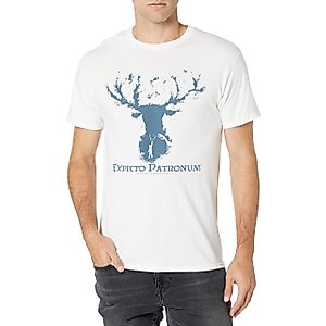 Harry Potter Men's Simple Slytherin T-Shirt, White, 3X-Large