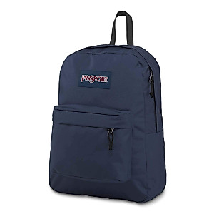 JanSport - Superbreak Backpack - Navy, O/S.