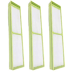 Nispira True HEPA Filter Compatible with Air Purifier Part TF50-Carbon HEPA-Fresh. 3 Packs