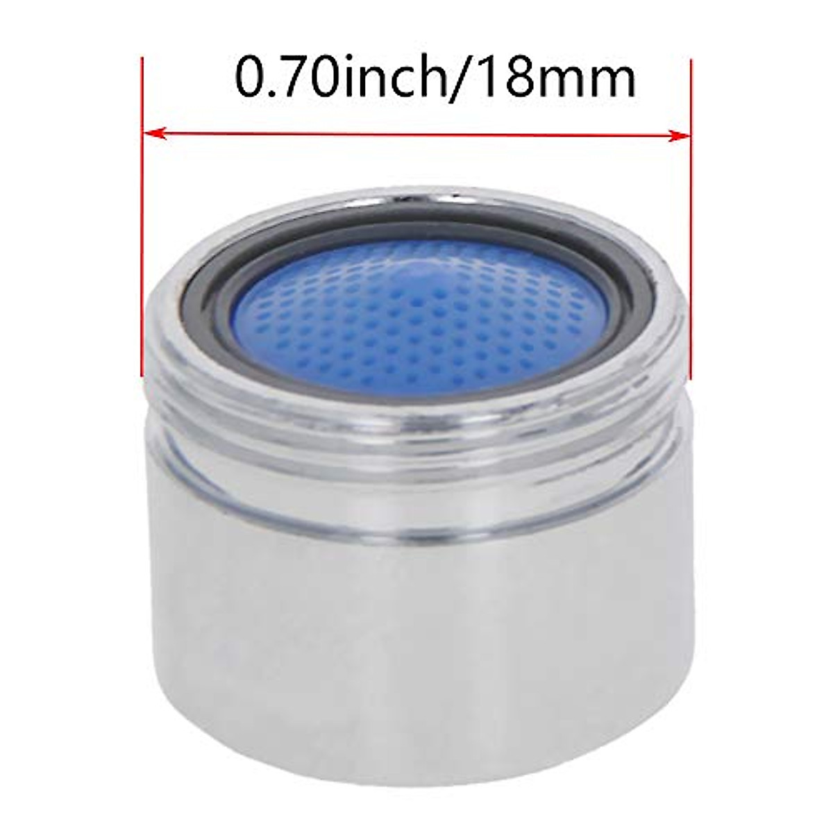 Juvielich 18mm Faucet Aerators Faucet Flow Restrictor Replacement Parts Insert Sink Aerator for Bathroom or Kitchen 3PCS