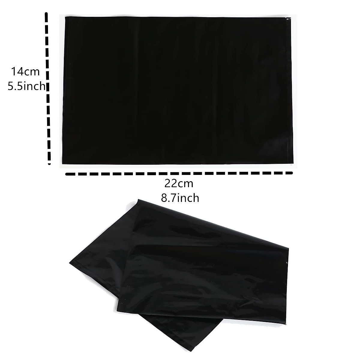 Tattoo Wash Bottle Bags, Thicken Disposable Squeeze Bottle Bags for Tattoo Wash Bottles Tattoo Supplies and Equipment, Black, 100PCS