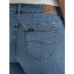 Lee Women's Plus Size Legendary Mid Rise Flare Jean, Elevated Retro