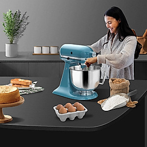 Kltchonald Stainless Steel Bowl,5 QT,Silver,Polished,Compatible with Kitchenaid Artisan&Classic Series,1 Pcs Kit