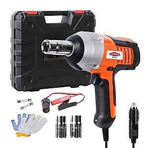 Electric Impact Wrench 12V Impact Wrench, 1/2” Car Impact Wrench Corded Power Impact Wrench Kit with Sockets and Carry Case Dobetter-DBIW12