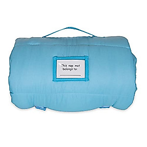 Dino Ranch Dinosaur Toddler Nap Mat Set – Includes Pillow and Fleece Blanket – Great for Boys Napping During Daycare or Preschool - Fits Toddlers