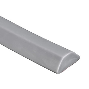 uxcell Collapsible Shower Water Barrier, 67 Inch Self-Adhesive Shower Corner Water Guard for Kitchen Countertop Cooktop Bathroom Tub to Keeps Dry and Wet Separation, Grey