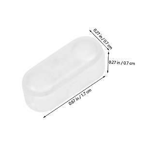 150 Pcs Transparent Bead Buckle Beaded Ball Chain Blind Ball Chain Shades Blind Connector Clip Vertical Roman Roller Beaded Chain Connectors Vertical Blind Connector Clips