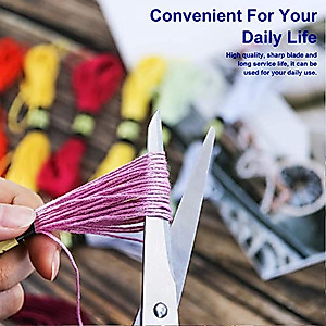 Scissors, BURVAGY 8" Scissors,Ultra Sharp Multipurpose Blade Shears,Comfort-Grip Handles, Sturdy Sharp Scissors for Office Home School Sewing Fabric DIY Craft Supplies,10-Pack