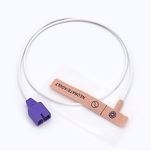 12pcs Compatible Nellcor Disposable Neonatal Adult Spo2 Sensor Probe Oximax for Nellcor 9 Pins MAX-N Probe 3.2 ft