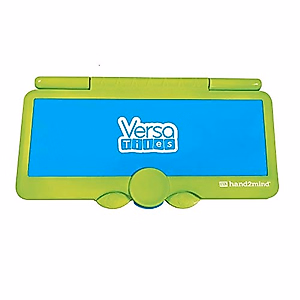 hand2mind VersaTiles Math Practice Take Along Set for Fourth Grade, Self-Checking Workbook System, 64 Pages with Case Included, Early Math, Math Books, 4th Grade Math Workbook, Homeshool Supplies