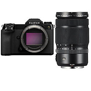 Fujifilm GFX50S II Medium Format Camera Body with GF 45-100mm F4 R LM WR Lens