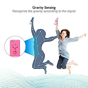 Built-in Motion Plus 2 in 1 Wireless Remote Controller Gamepad for Wii/Wii U, w/Silicone Case & Hand Strap (Red)