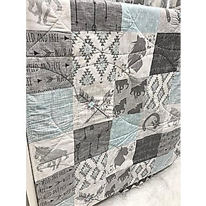 Baby Nursery Bedding Set, Baby, Horse, Neutral, Horses, Stallion, Boho, Baby Bedding, Crib Bedding, Babylooms