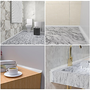 Raycity 39" Shower Threshold Water Dam Barrier Transparent Shower Water Blocker Door Bottom Seal Stopper Bathroom and Kitchen Shower Water Guard for Dry And Wet Separation Caulk Seal Strip Edge Trim