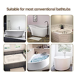 IFELES Bamboo Bathtub Caddy Tray for Tub with Bath Accessories,Bath Trays Shelf for Luxury Bath, Vanity Tray for Tub in Bathroom (Natural)