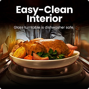 Chefman Countertop Microwave Oven 0.7 Cu. Ft. Digital Stainless Steel Microwave 700 Watts with 6 Auto Menus, 10 Power Levels, Eco Mode, Memory, Mute Function, Child Safety Lock, Easy Clean