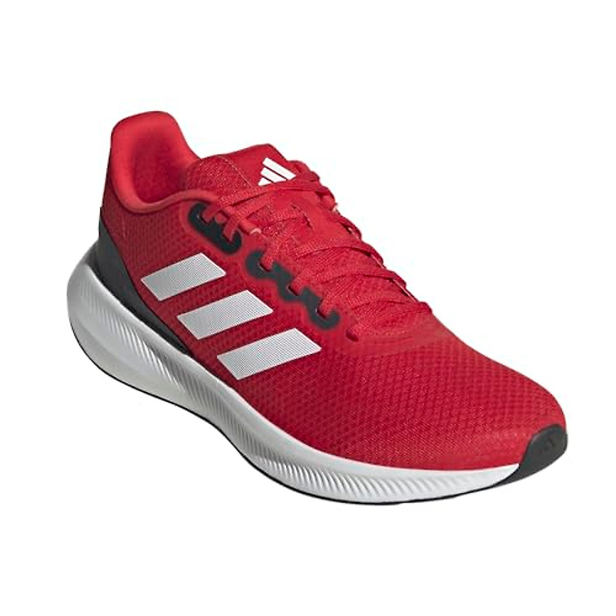 adidas Men's Run Falcon 3.0 Shoe, Better Scarlet/White/Black, 9.5