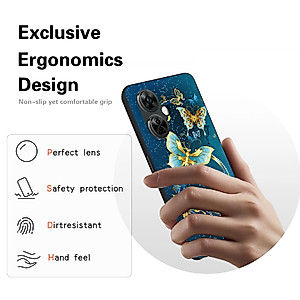Starhemei for OnePlus Nord N30 5G Case, OnePlus Nord CE 3 Lite 5G Case, Silicone TPU Slim Rubber Flexibility Soft Protective Cover Protector Phone Case for OnePlus Nord N30 5G 2023 (Butterfly)