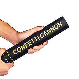 HICONFETTI 4 Pack Gold Confetti Cannons for Indoor/Outdoor Celebration, New Years, Birthday, Surprise Party, Baby Shower, Graduation, Wedding, Festival, Anniversary, Event and Party Supplies