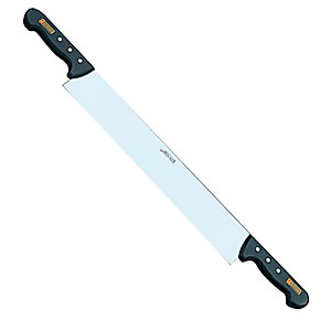 ARCOS Cheese Knife 16 Inch Nitrum Stainless Steel and 400 mm blade. 1150 gr. Ergonomic Polyoxymethylene POM Handle. Series Universal. Color Black