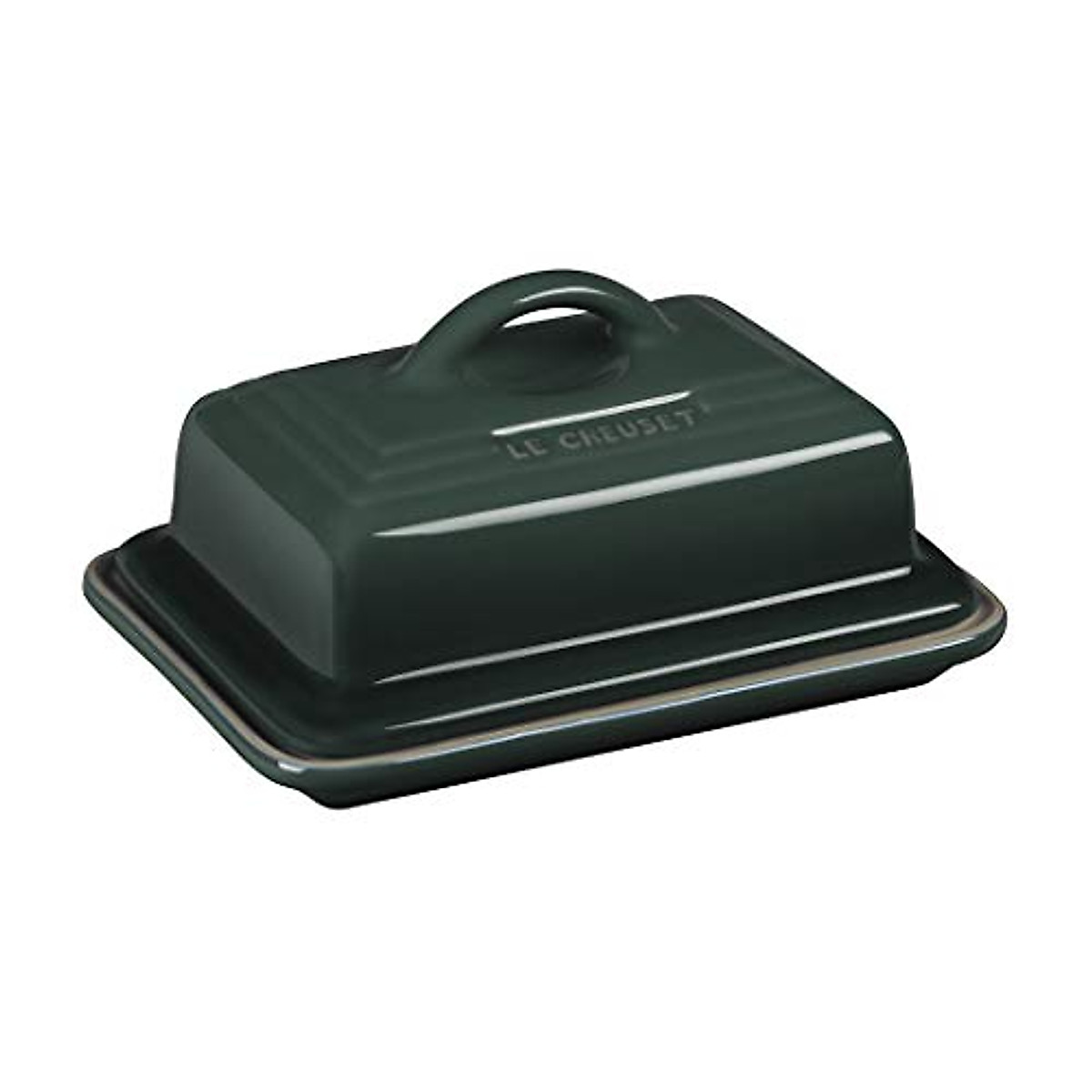 Le Creuset Stoneware European Butter Dish, Artichaut