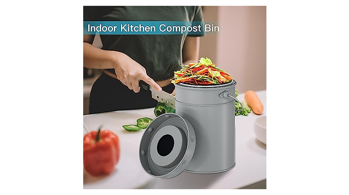 NOVTEKE Compost Bucket - Eco-Friendly Kitchen Solution