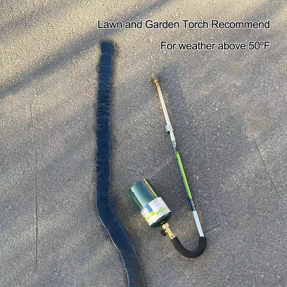 EWT Premium Asphalt Tarmac Parking lot Joint and Crack Sealer Repair Hot-Filler II Tape 2IN x 50 FT Long (3mm Thick)