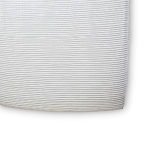 Pehr Stripes Away Crib Sheet - Pebble, Multi
