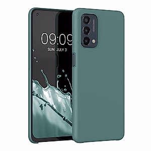 kwmobile Case Compatible with OnePlus Nord N200 5G Case - TPU Silicone Phone Cover with Soft Finish - Forest Green