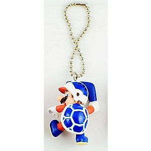 Super Mario 3D Land Mascot Keychain Figure BOOMERANG Flower TURTLE MARIO Key Chain Tomy Toy