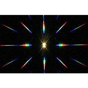 13,500 Lines/inch Diffraction Grating Sheet - Double Axis [1 Foot x 6 Inches]