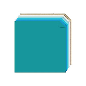 Astrodesigns Crafting Cardstock, 12" x 12", 65 lb./176 gsm, 6-Color Ocean Assortment, 84 Sheets (91794)