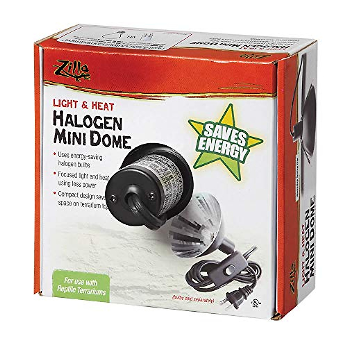 Halogen Mini Dome - Lighting & Heating w/ Mini Watts | Includes DBDPet Pro-Tip Guide