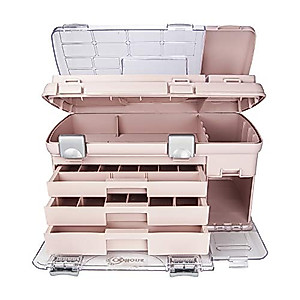 Large Three Drawer Organization System - with Two Small Utility Stows | Battery Storage, Jewelry Storage, Small Parts Storage, Craft Storage, Sewing Storage, Paint Storage, Collectibles Storage