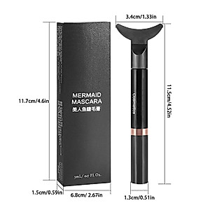 Fit Mascara Long Silk And Eyelashes Mascara Waterproof Makeup Mascara Mascara Curly Eyelash Color Extension Colorful Thick Long Simply Fiber Mascara Science（B-A)
