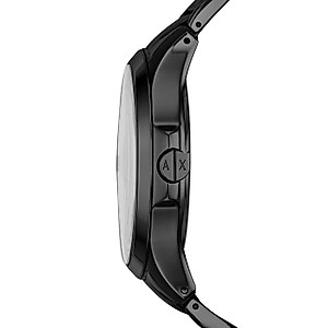 A｜X ARMANI EXCHANGE Men's Black Stainless Steel Watch (Model: AX2104)