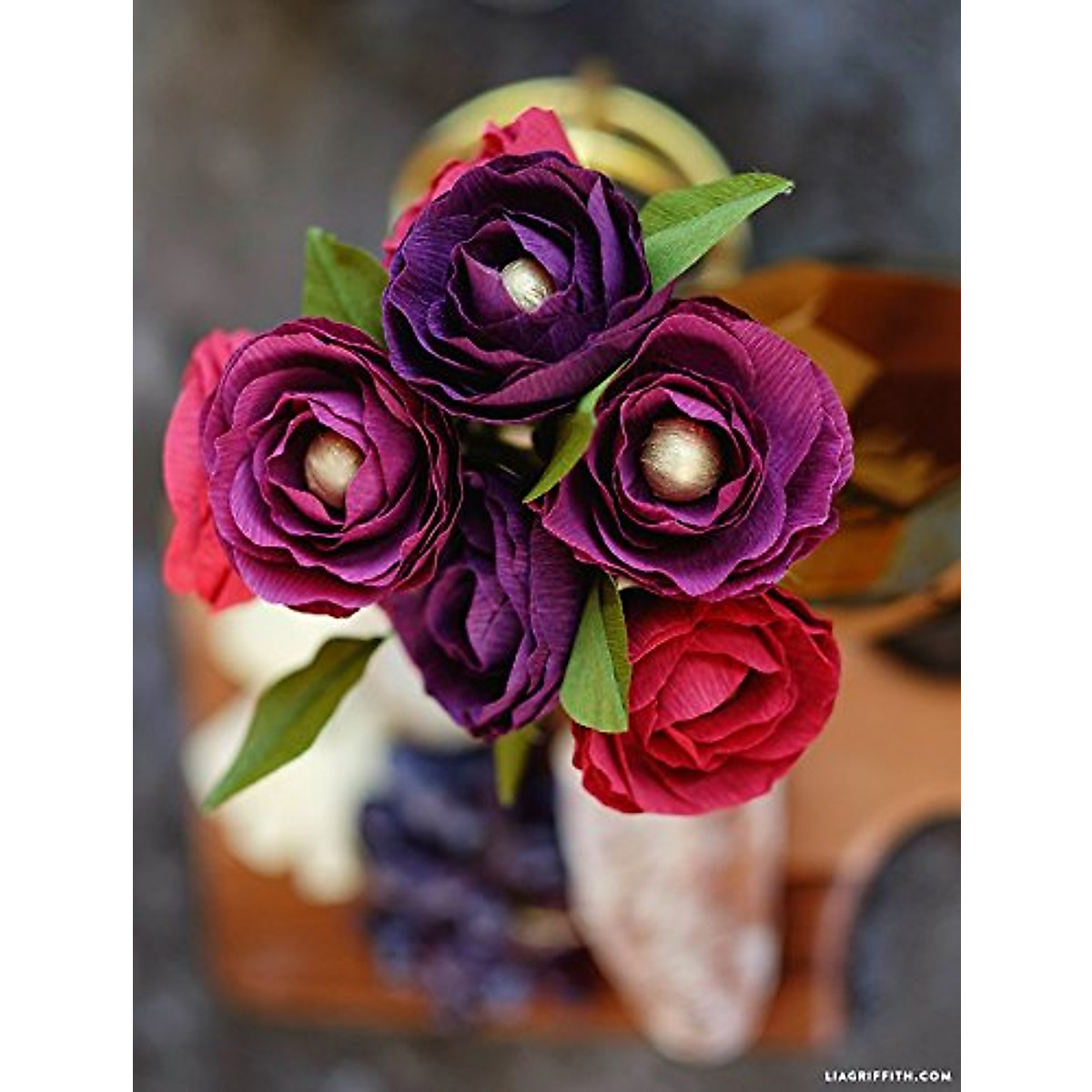 Lia Griffith Extra Fine Crepe Paper Folds Rolls, 10.7-Square Feet, Assorted Colors